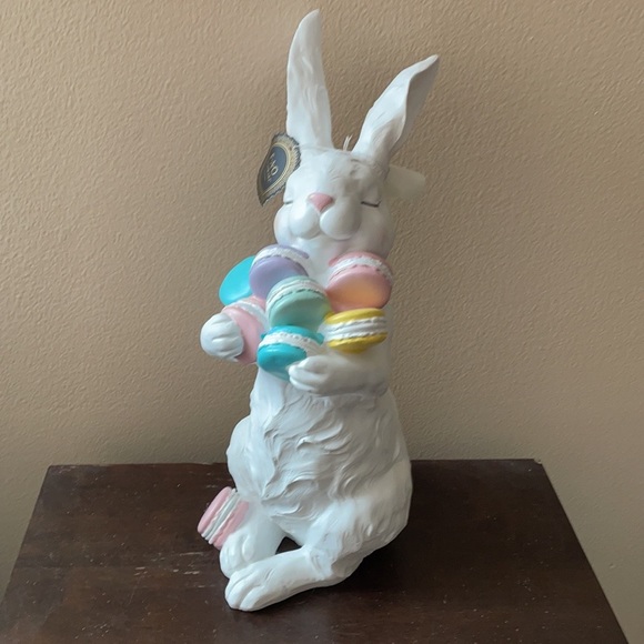 no brand | Holiday | Bunny Rabbit With Marshmallows Tabletop Nwt White ...